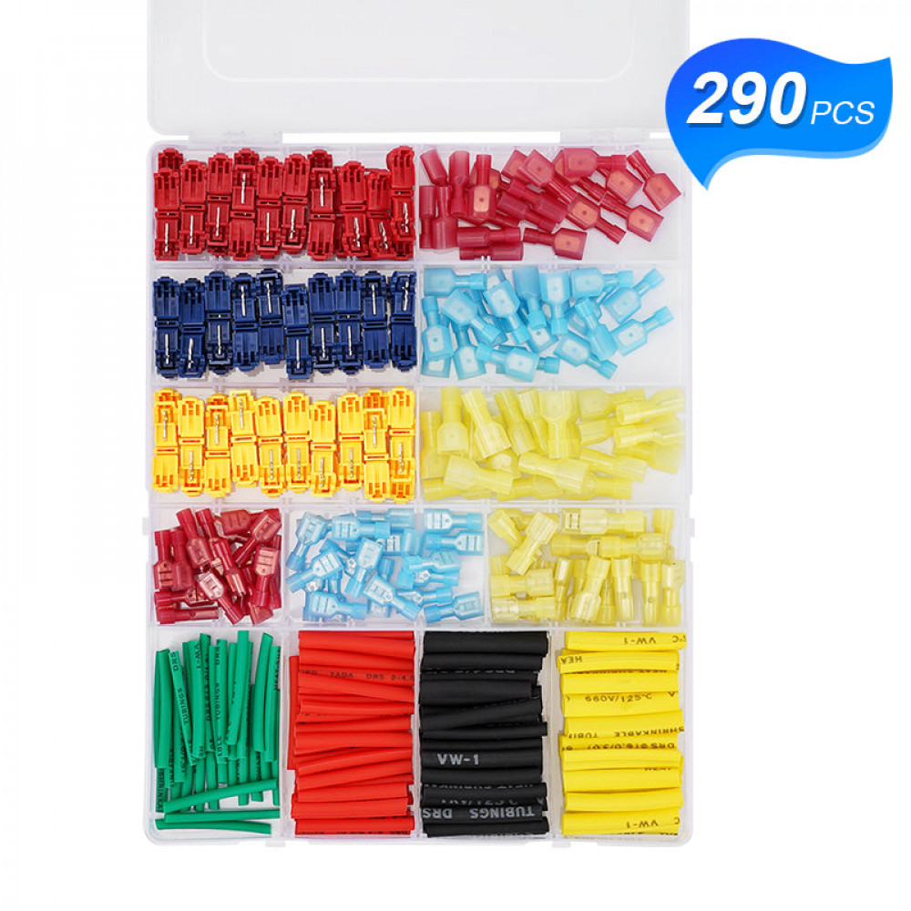 290pcs wire t-tap connector electrical connectors - 10266