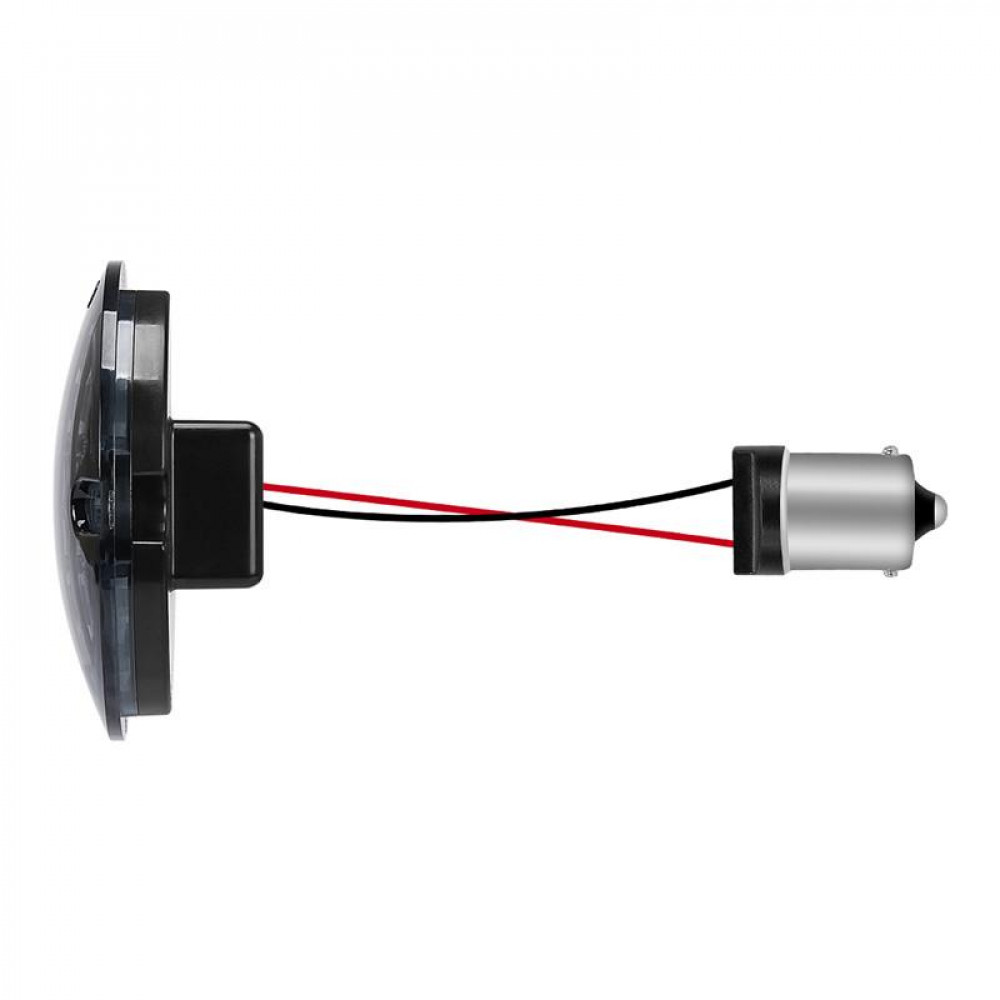 3 1/4" led front turn signal lights & red emark dot rear led turn ...