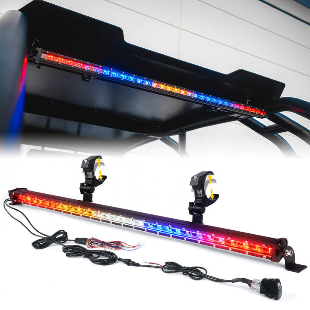 32" Slim LED Rear Chase Light Bar - 32-slim-led-rear-chase-light-bar