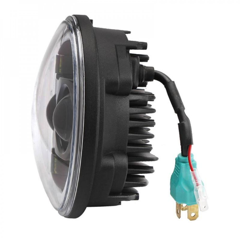 5.75'' led headlight with drl white halo angel eyes - 10140
