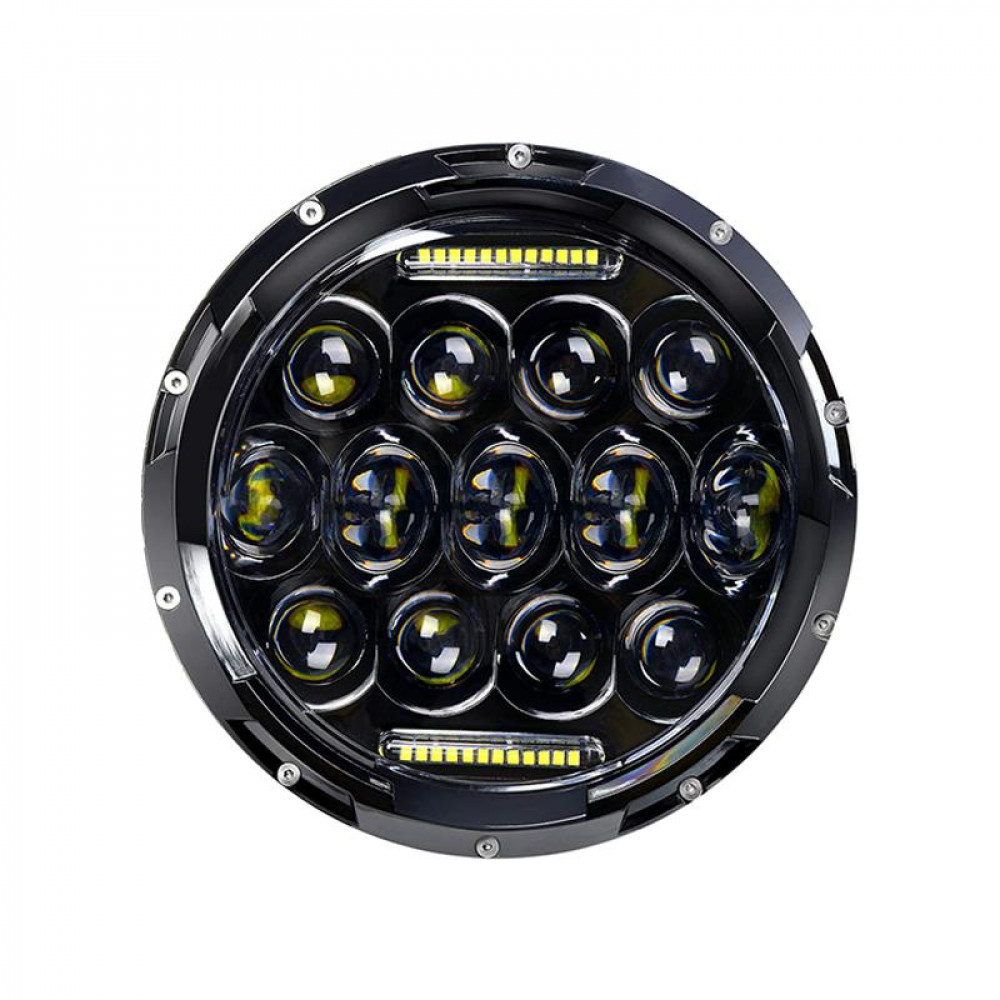7 inch 75w led headlight & spot passing lights & bracket combo - 10089
