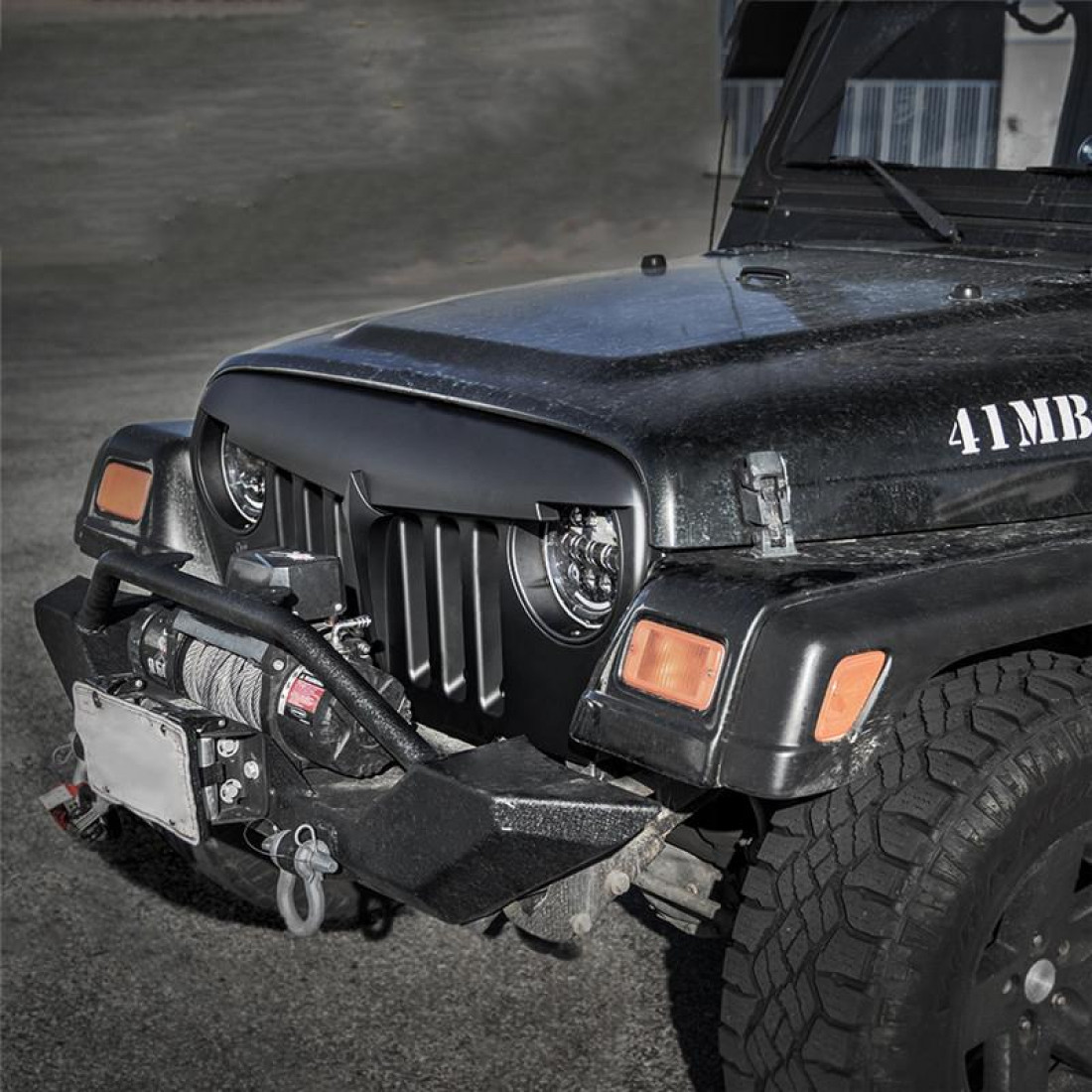 angry bird grille for jeep wrangler tj 1997-2006 - 10294