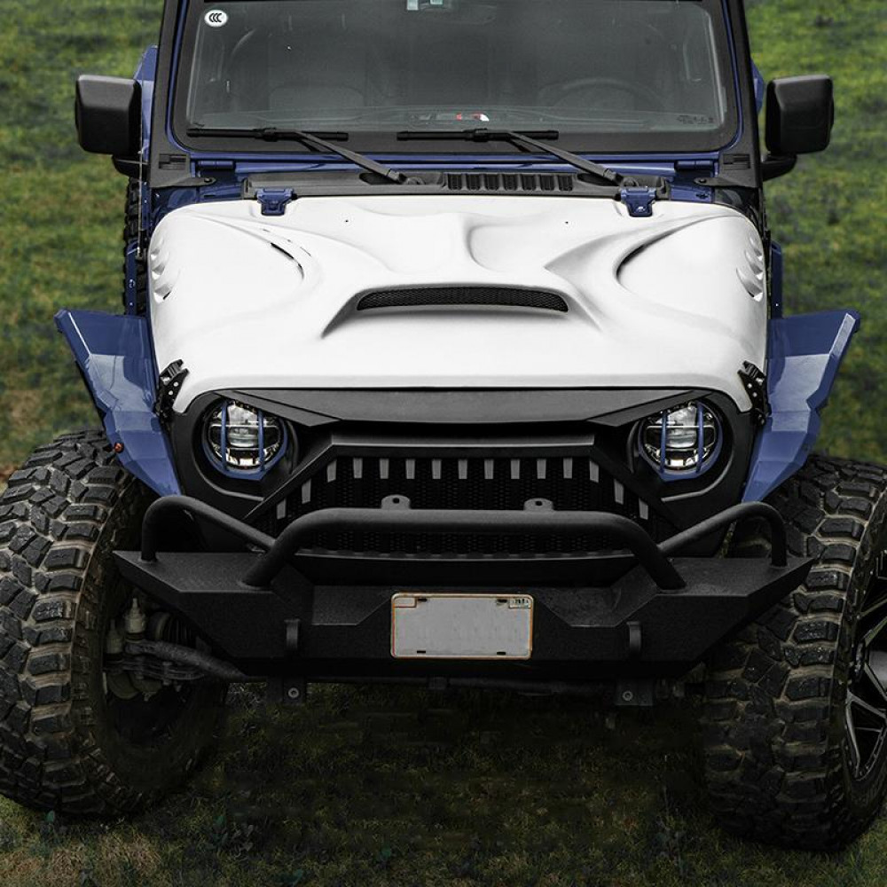 usa only beast monster fiberglass hood with open air scoop & vents 2018 ...