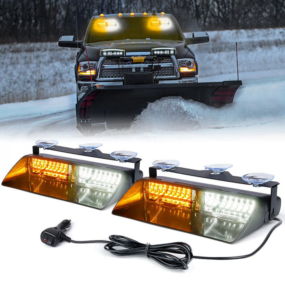 dual led windshield small strobe lights - dual-led-windshield-strobe-lights