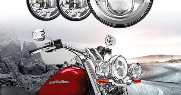 PERFORMANCE MOTORCYCLE LED HEADLIGHT WITH BIG LOOKS, BIG LUMENS