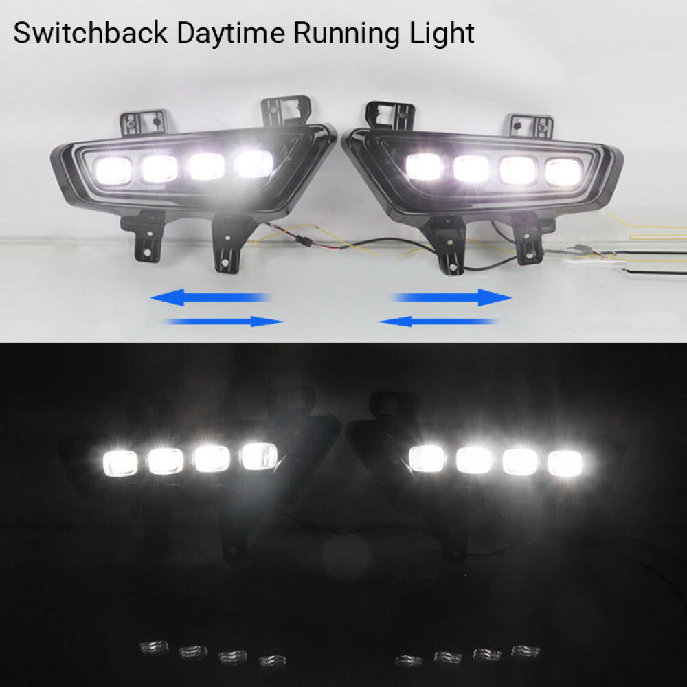 led fog lights with drl & sequential turn signal lights for 2022-2023 ...