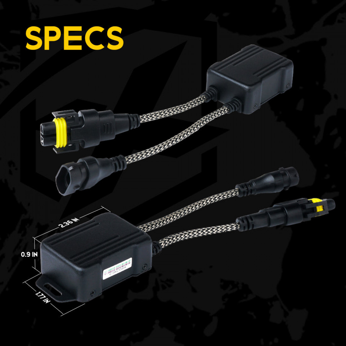 led headlight canbus anti-flicker resistor decoder for h8 h9 h11 (1 ...