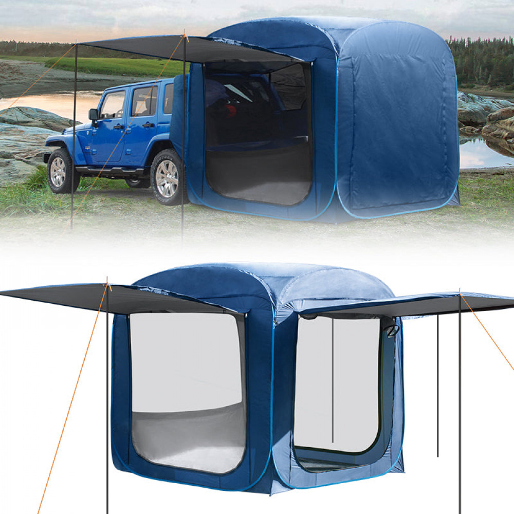 newest tailgate tent with 3 side shade awning for suv and pickup truck ...