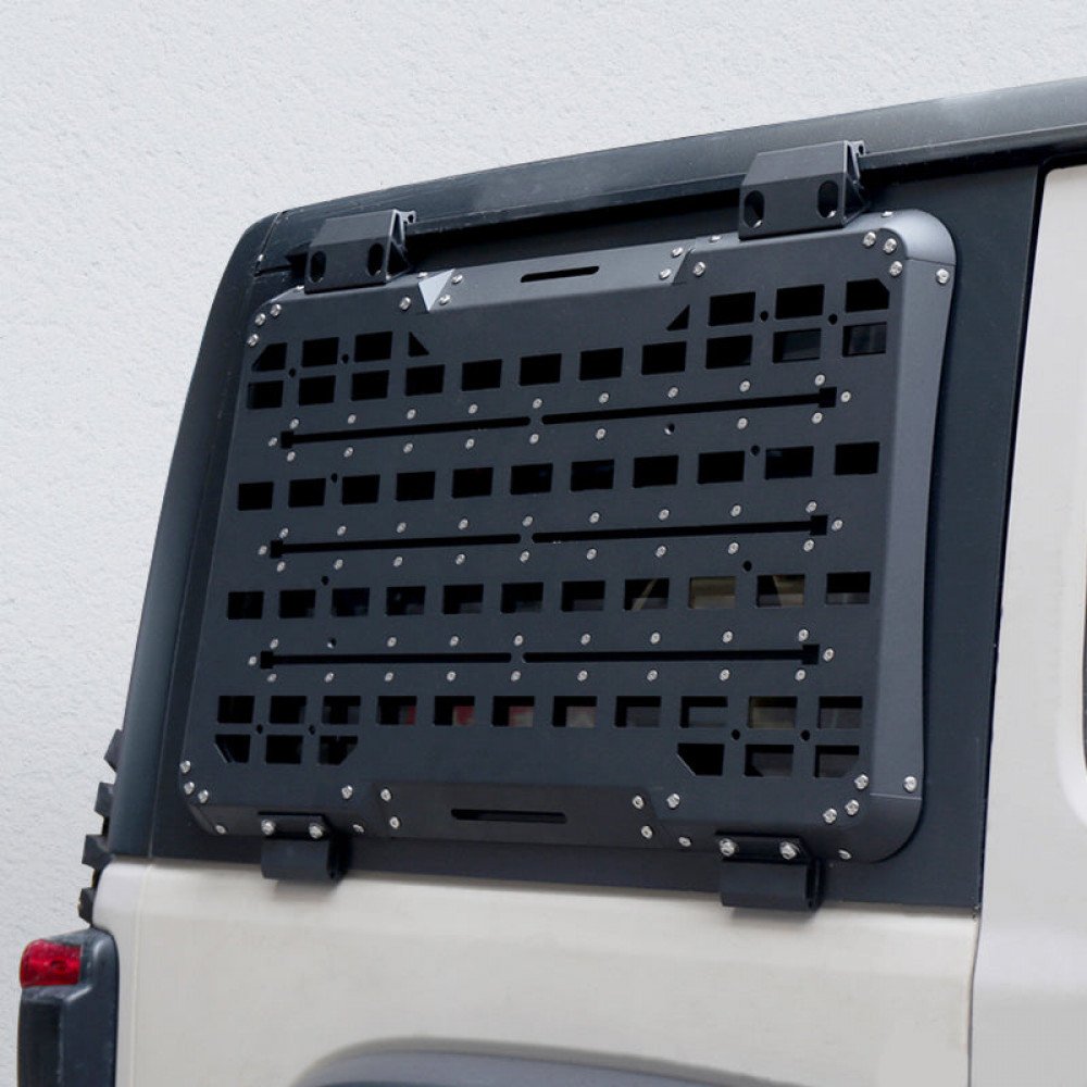 rear window storage molle panel for 2018-later jeep wrangler jl - 10200
