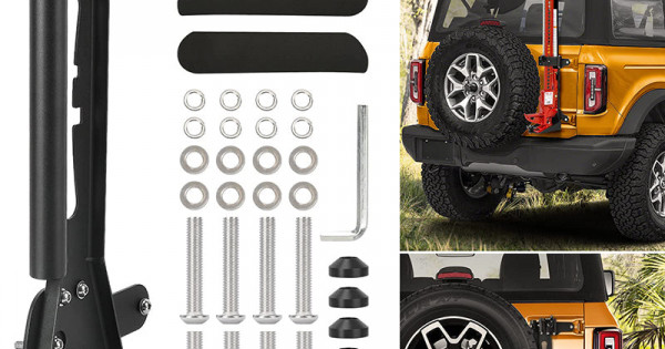 tailgate high lift jack mount kit with flag pole holder for 2021-later ...